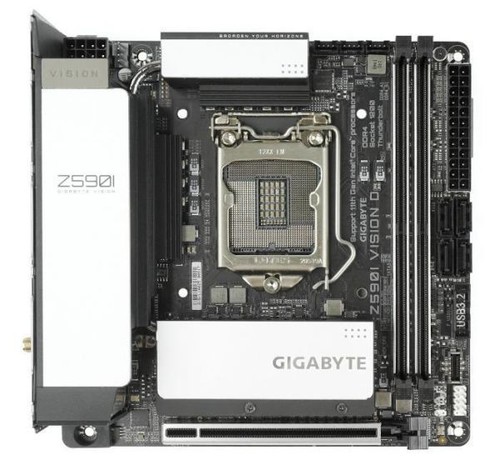 GIGABYTE Z590I Vision D Mini Itx LGA 1200 Intel Z590 Motherboard SATA ...