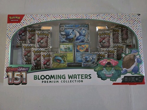 🚨Pokemon TCG: S&V 151 Blooming Waters Premium Collection Factory Sealed ...