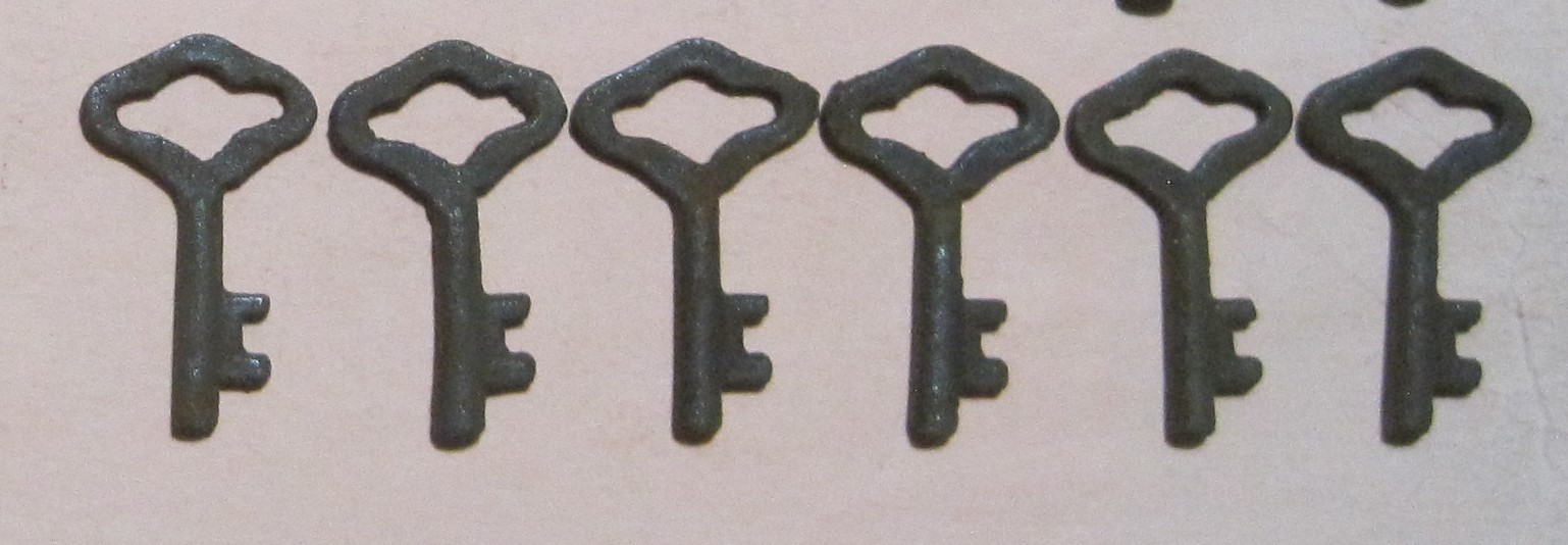 FANCY LOCK KEYS - LOT OF 6 KEYS - LISTING #5 | eBay