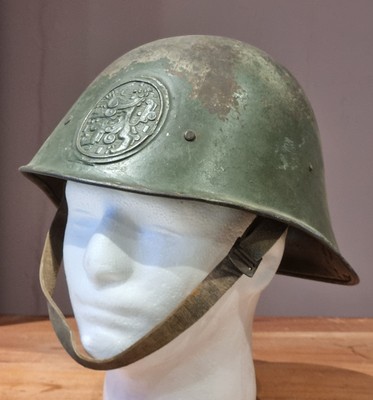 Rare Original WW2 Dutch Army M34 Steel Helmet With Badge | eBay