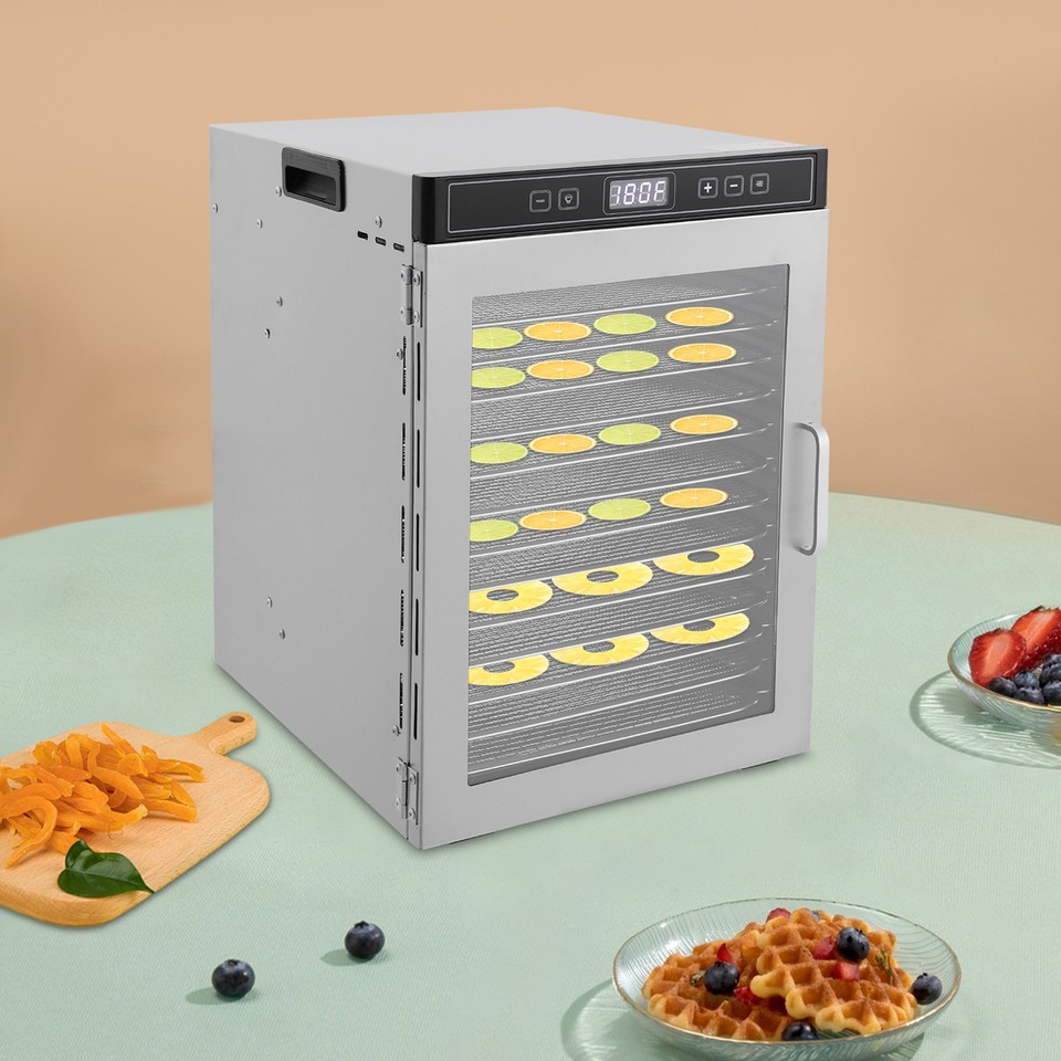 Food Dehydrator, 14 Trays Fruit and Meat Dehydrator Machine, Food ...
