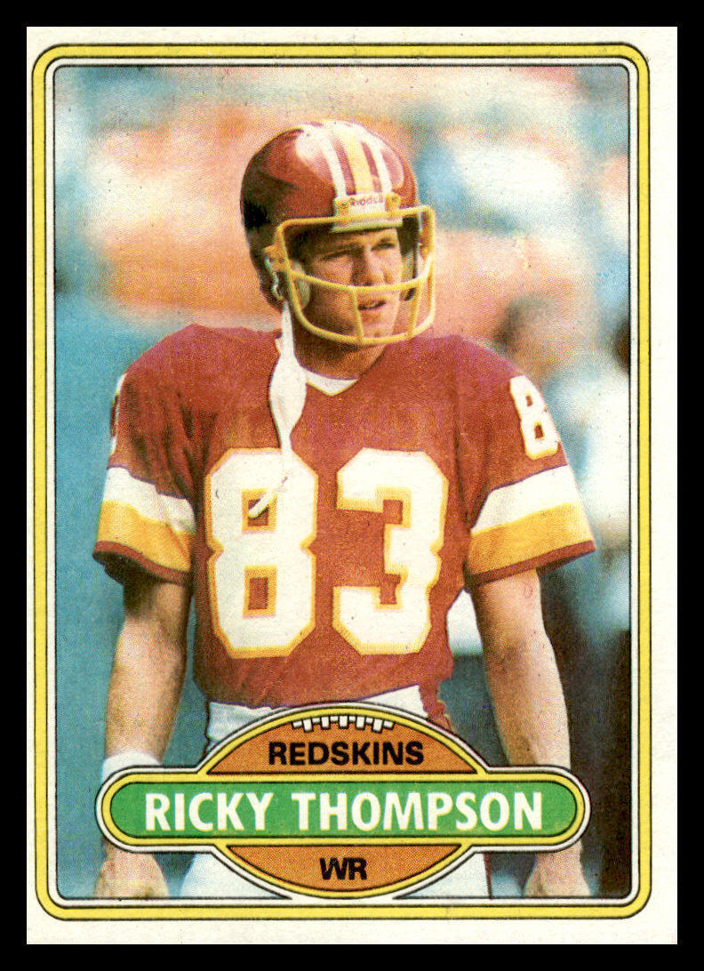 1980 Topps Ricky Thompson #64 Washington Redskins | eBay