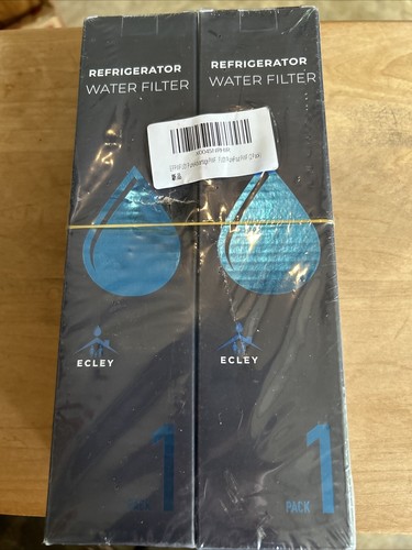 *2 PACK* ECLEY Refrigerator Water Filter Model EC-07 Replacement for ...