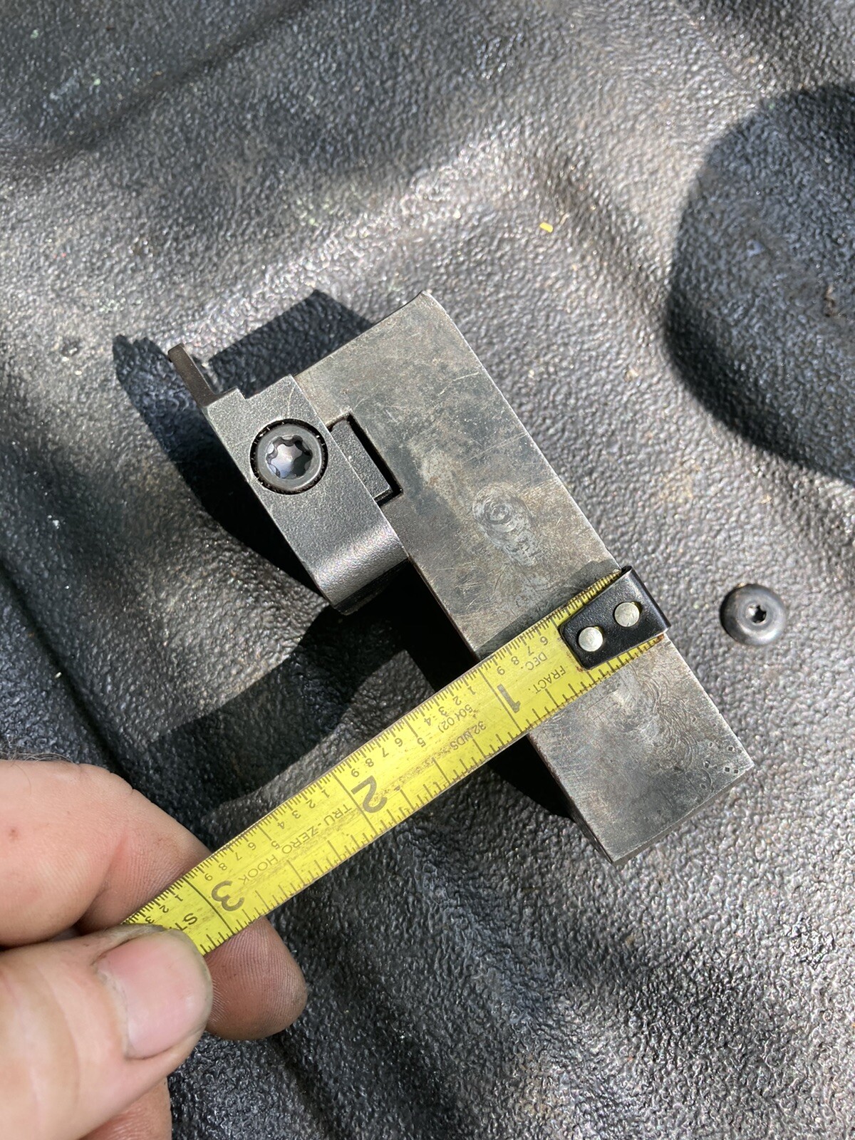 B) Valenite VHDBS-16R Metal Lathe Face Grooving Trepanning Tool Holder ...