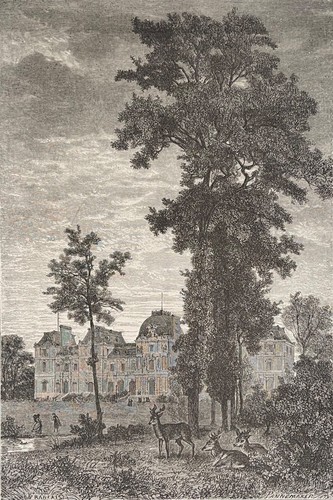 Chateau Armainvilliers xylography Tournan-en-Brie Gretz-Armainvilliers ...