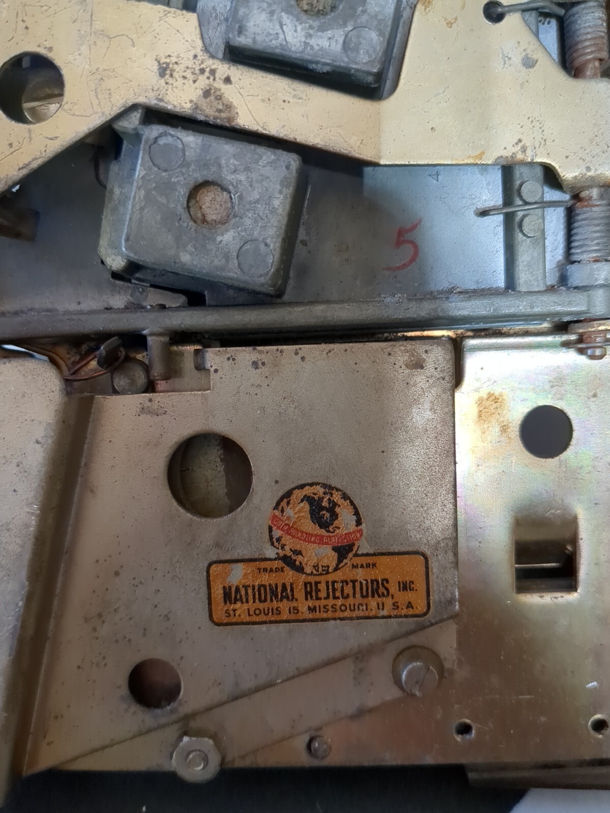 National Rejectors Inc. Coin Mechanism For Jukebox Ect and coin box | eBay