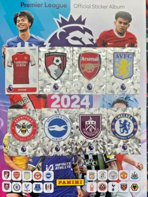 PANINI PREMIER LEAGUE 2024 STICKERS COLLECTION #1 - #225 2023/24 | eBay