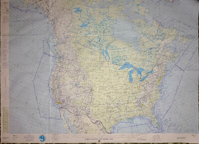 GNC 2 Global Navigation and Planning Chart 1989 Aeronautical Map | eBay