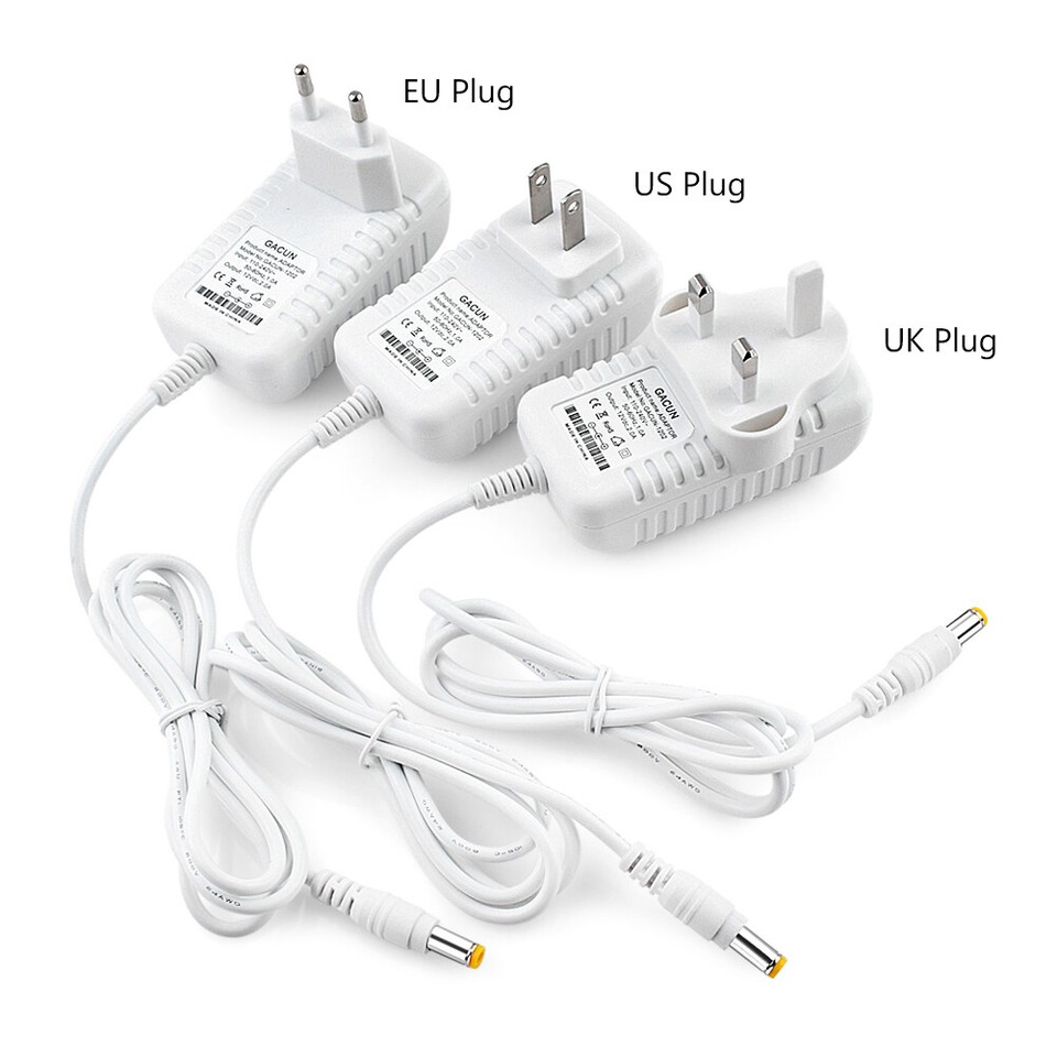 Flexible Waterproof Strip Light Neon Power Adapter LED 12V Switch Line ...