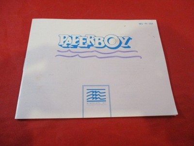 Paperboy Nintendo NES Instruction Manual Booklet ONLY #E | eBay