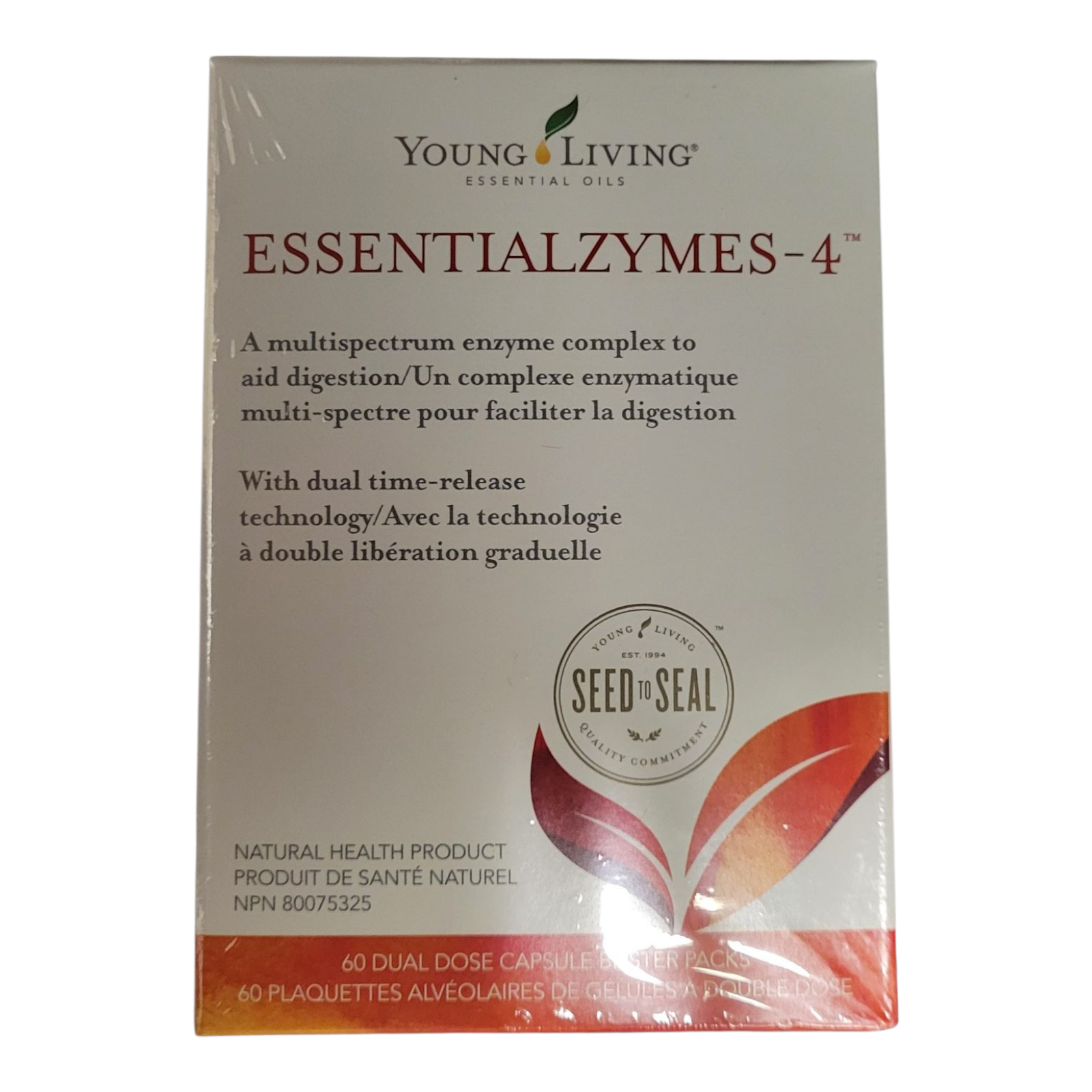 Young Living Essentialzymes-4 (60 Dual Dose Capsules) - New- Exp. 8/ ...