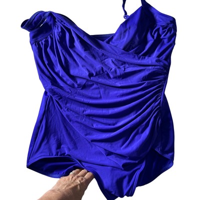 Miraclesuit womens swimsuit purple sz 20W Coastalcore grandmacore | eBay