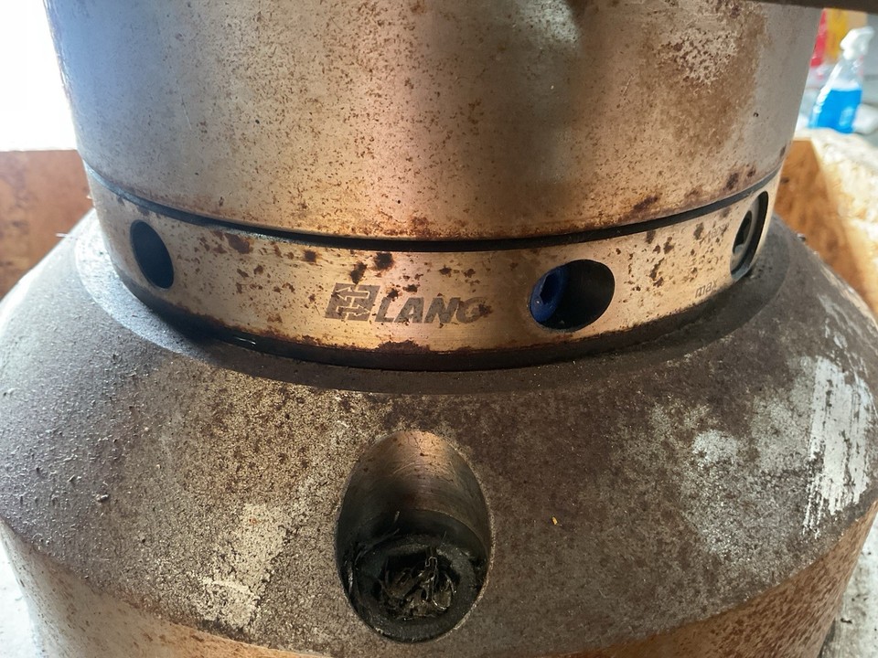 Lang Quick Point 45800 CNC Tombstone Zero Point Fixture Base w/ Haskel ...