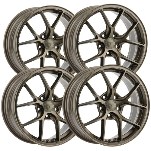 (Set of 4) Rock Forged FF10 18x8 5x4.5" +38mm Bronze Wheels Rims 18 ...