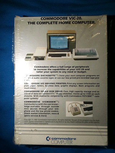 1981 Vintage Commodore Vic-20 PINBALL SPECTACULAR Vic1920 Game ...