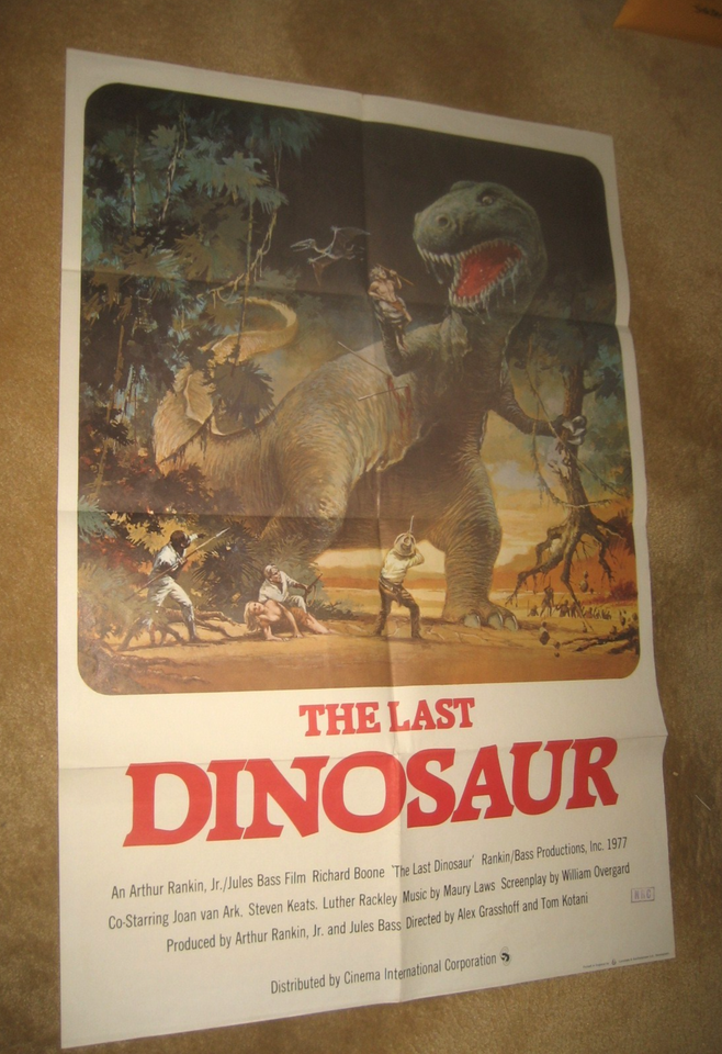 THE LAST DINOSAUR '77- Rankin / Bass . Great T REX art! | eBay