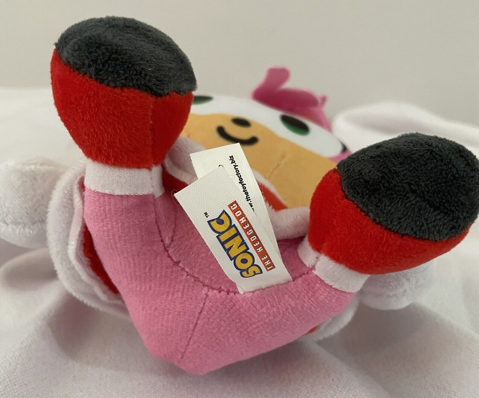Toy Factory Sonic the Hedgehog Amy Rose Plush Big Head Doll Stuffed Toy ...