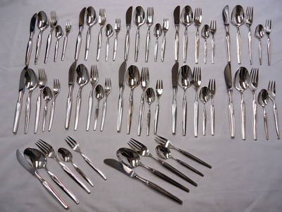WMF PATENT 90 SILVERPLATE FLATWARE 60-PIECES | eBay