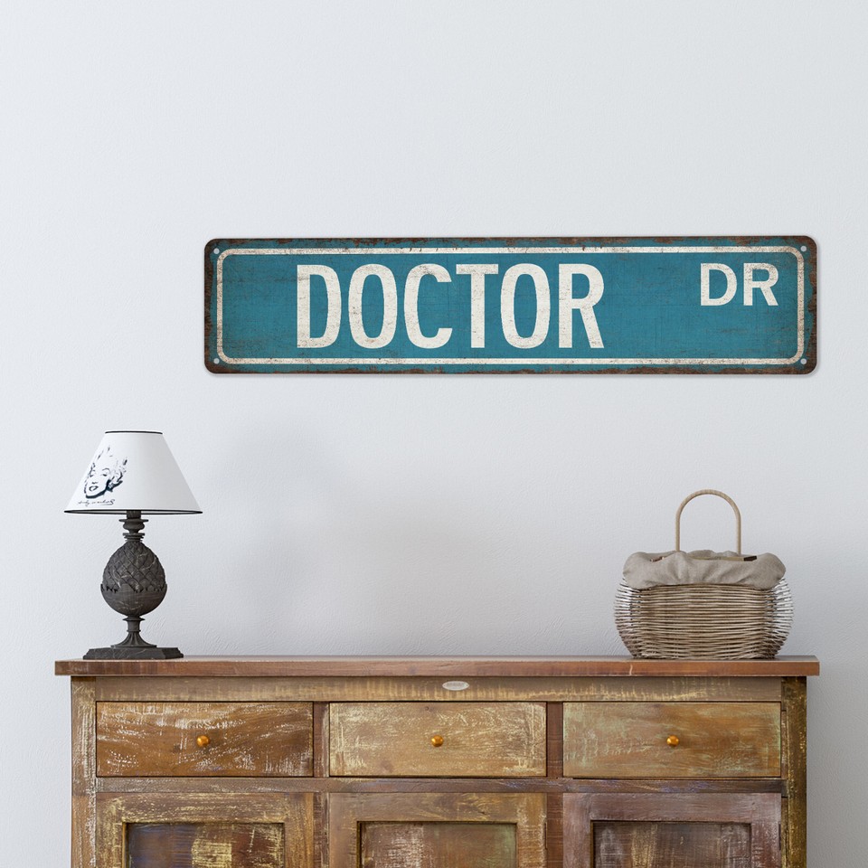 Doctor Street Sign Physician Gift Doctor's Office Decor Medical ...