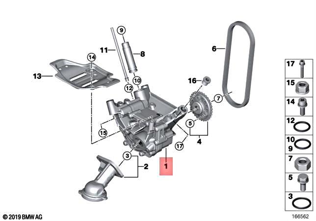 BMW 11417643256 Genuine OEM Oil Pump for sale online | eBay