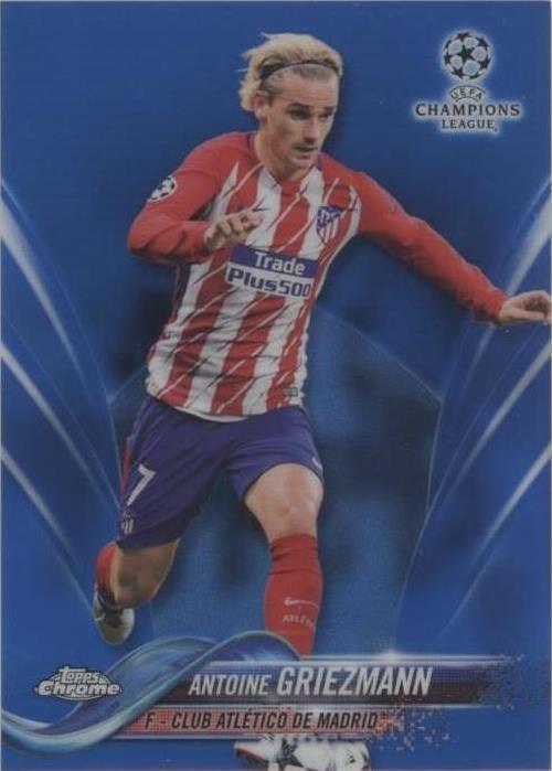 2017-18 Topps Chrome UEFA Champions League - Antoine Griezmann #51 Blue ...