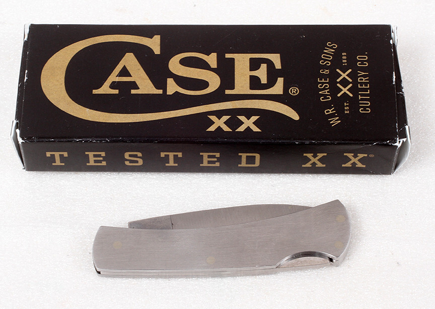 Case xx M1225L Executive Lockback Stainless Steel Stainless Knife 00041 ...