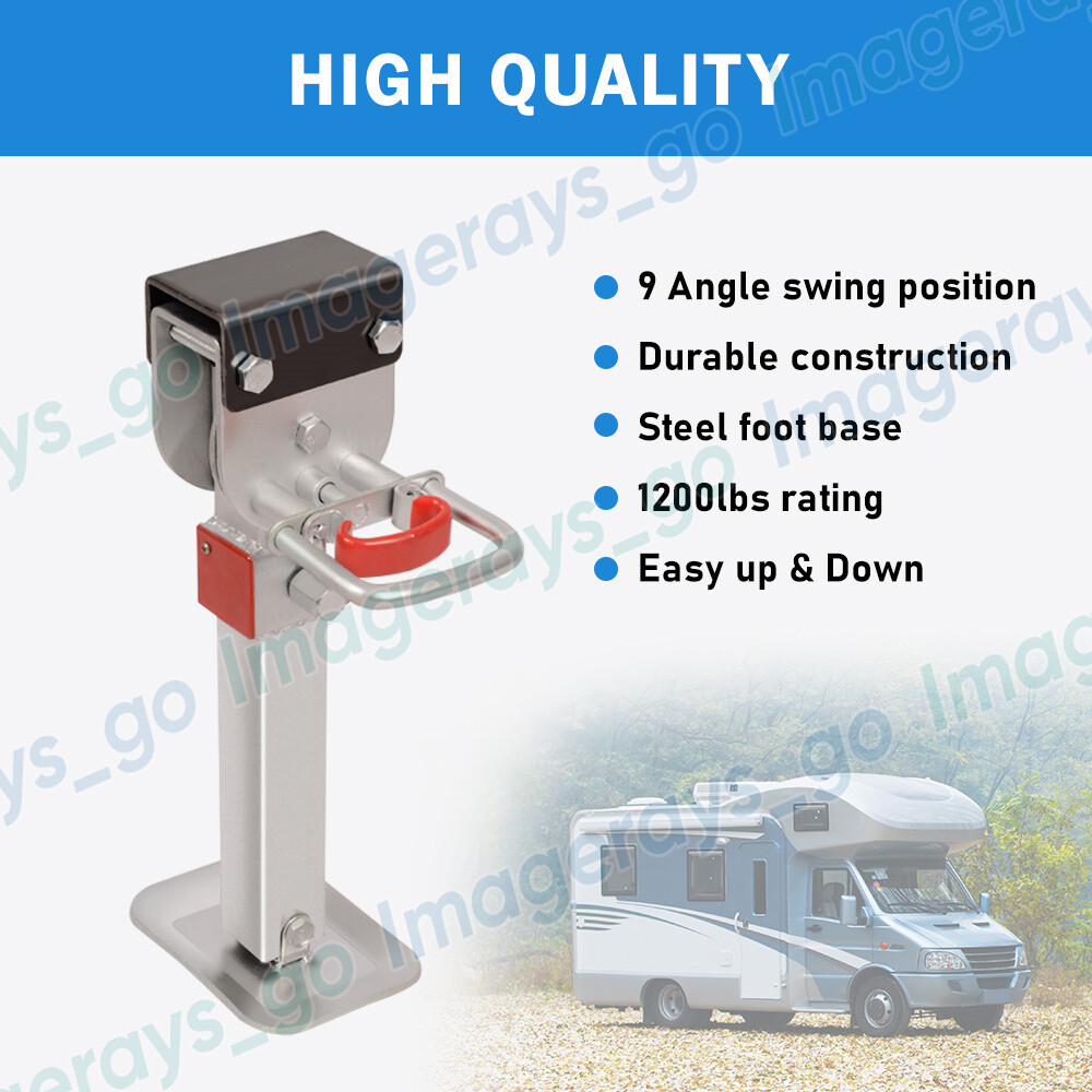 2X 470mm-660mm Drop Down Corner Steadies Stabilizer Legs Caravan Camper ...