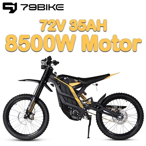 Electric Dirt Bike Full Suspension 8500W Motor 56Mph, 75 Mile Range ...
