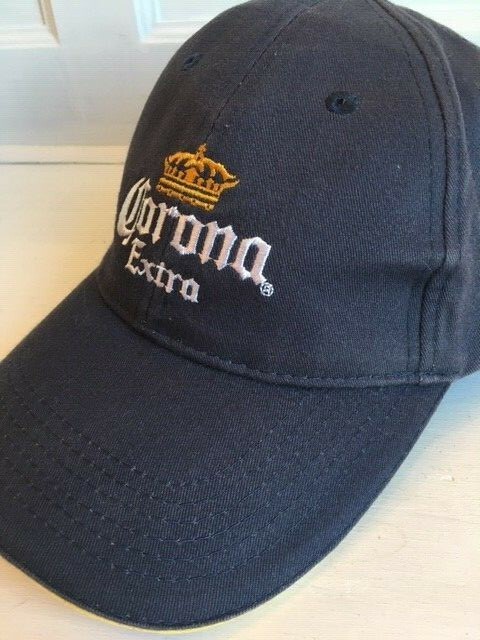 Hat Corona Extra Beer Ball Cap Logo with Gold Crown P… - Gem
