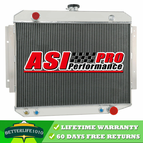 4 Row Aluminum Radiator For Dodge 1971-1979 D100 D150 D200 W100 W200 5 ...