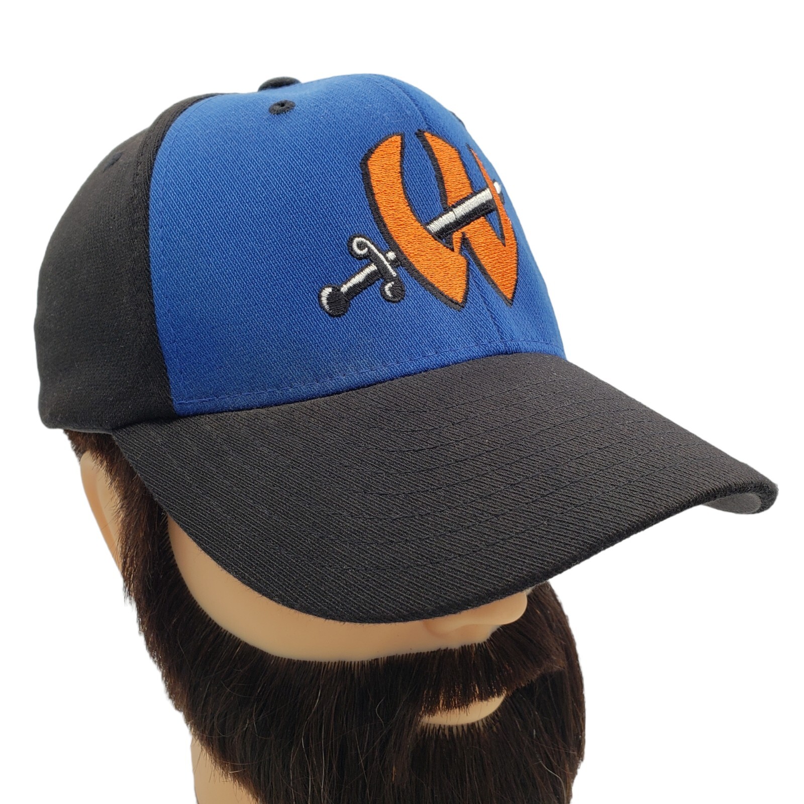 LETTER W with SWORD LOGO Fitted Baseball Ball Cap Hat… - Gem