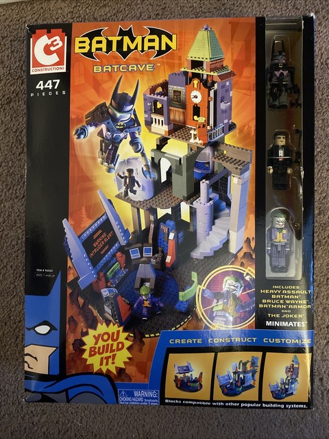 DC C3 Construction Batman Batcave With 3 Minimates for sale online | eBay