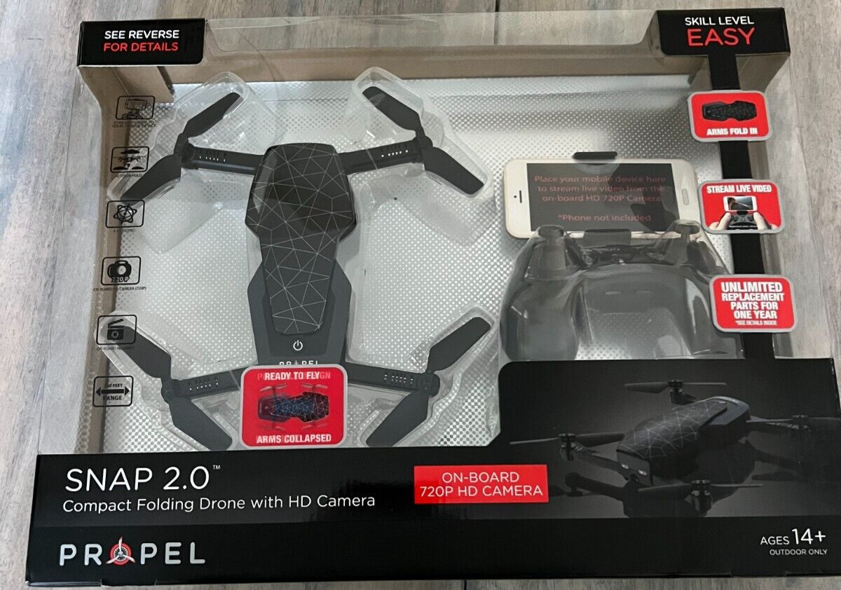 Propel Snap 2.0 Compact Folding Drone with HD Camera NEW | eBay