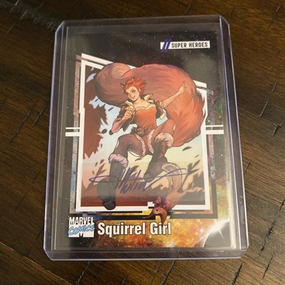 2024 Upper Deck Marvel Renditions Spider-Man Squirrel GIRL Impel Artist ...