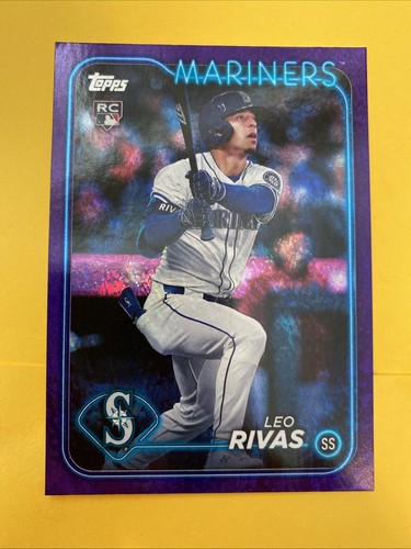 2024 Topps Update Series - Leo Rivas #US279 Purple Holo Foilboard /799 ...