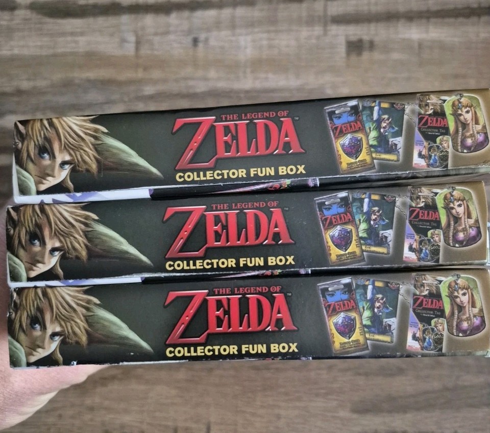 Legend Of Zelda Collector Fun Box 15+ Items Enterplay Pin 3 Boxes ...