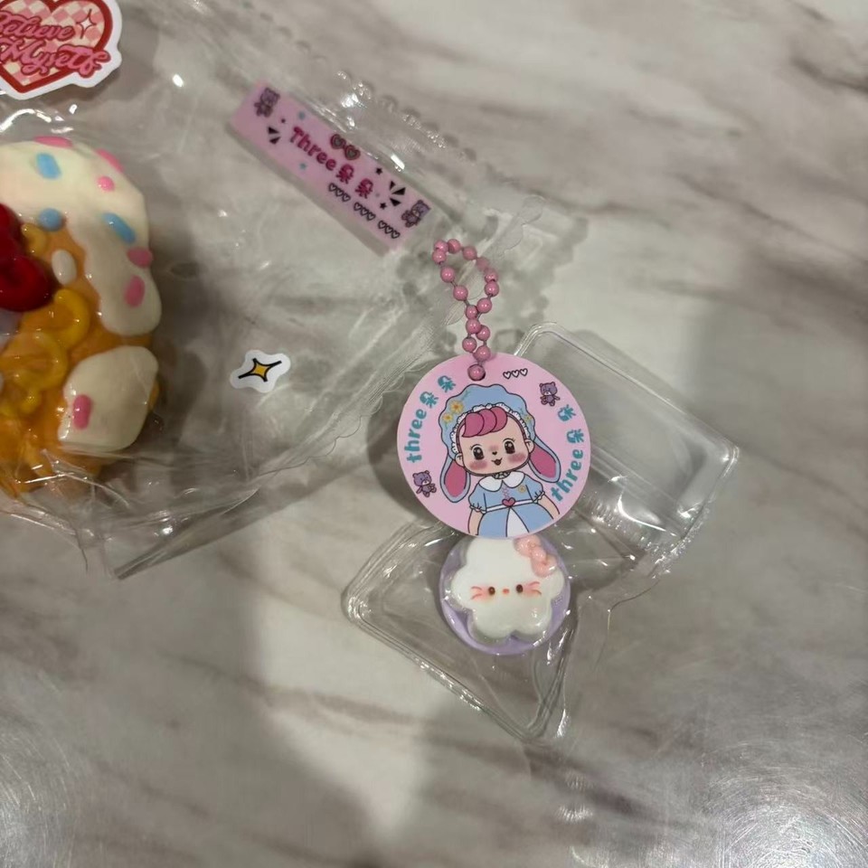 squishy toy squeeze toy stress toy hello kitty obanyaki with sprinkles ...