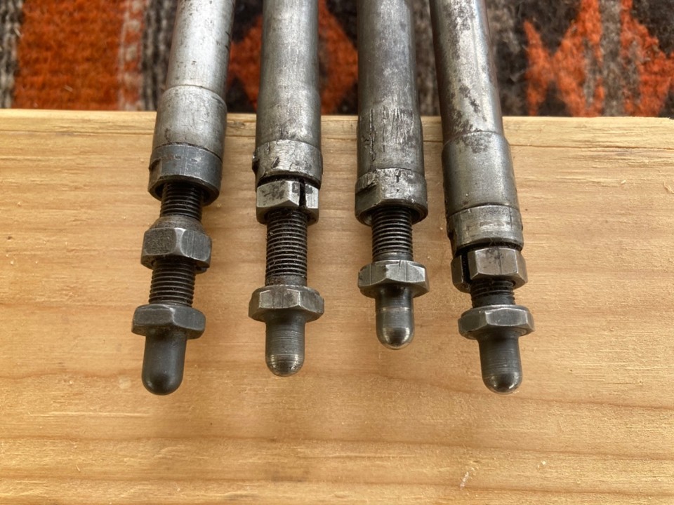 48-65 Harley Panhead Pushrods Push Rods Used Adjustable Solid Lifters 3 ...