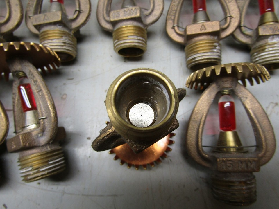 Firematic Model A 15mm Fire Sprinkler Head Lot of 9! | eBay