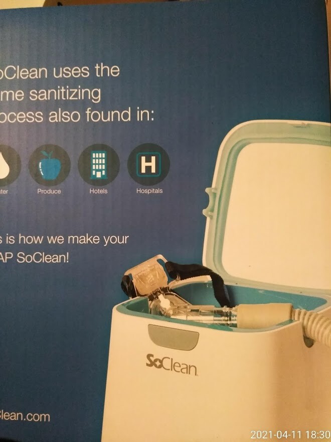 BRAND NEW IN BOX SOCLEAN 2 AUTOMATIC CPAP Cleaner Sanitizer Machine ...