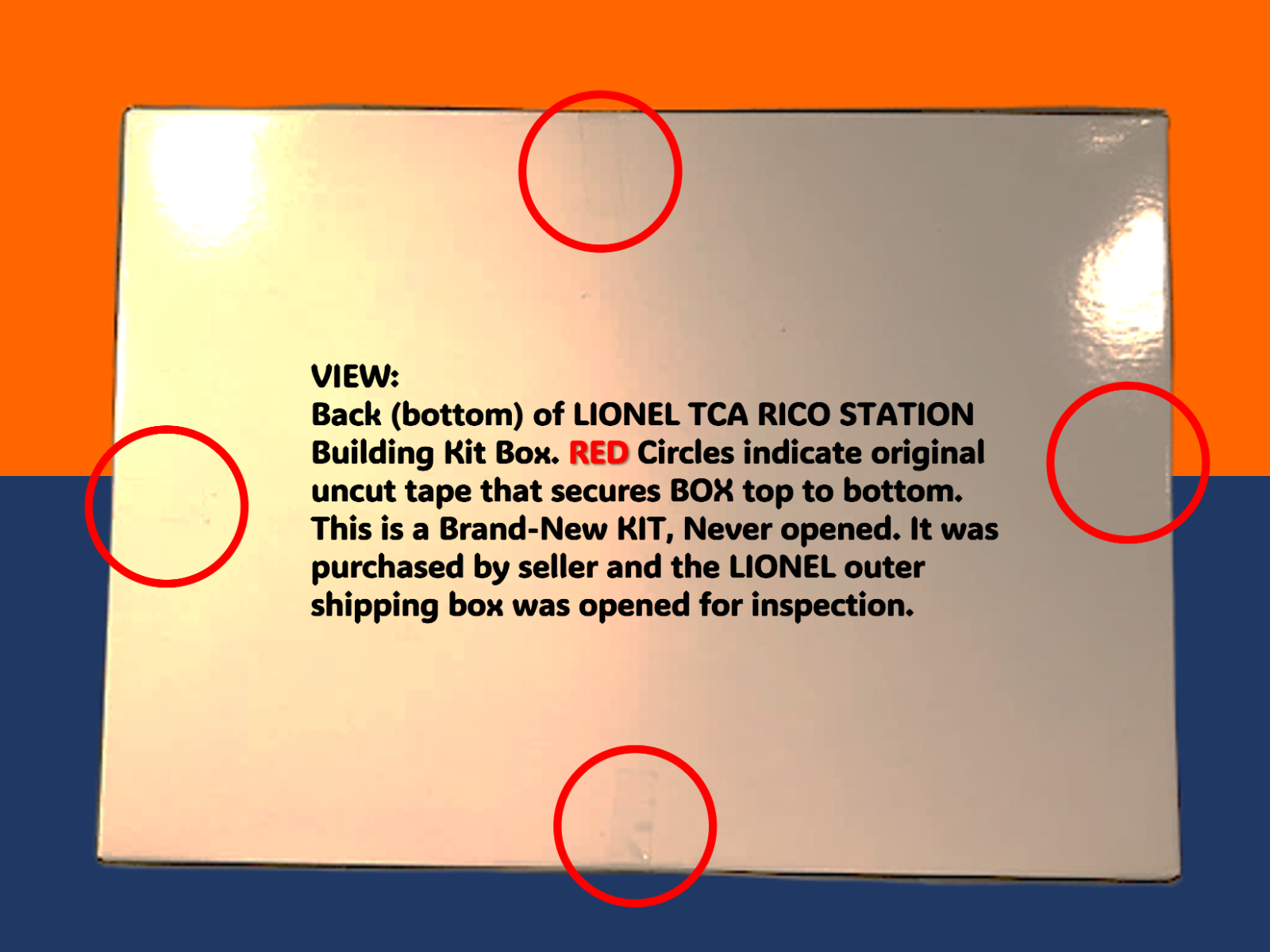 LIONEL 6-52210 O TCA RICO STATION KIT. NEW. UN-OPENED W OEM SHIPPING ...