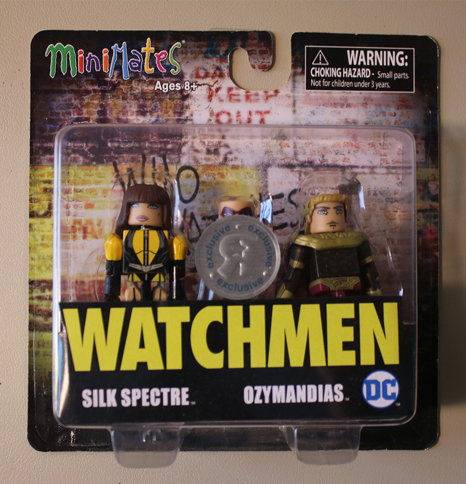 DC Watchmen Minimates Silk Spectre + Ozymandias Toys R Us Exclusive