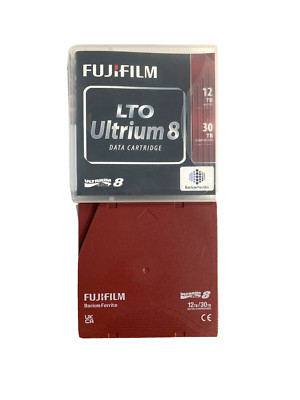 FUJIFILM LTO ULTRIUM 8 DATA CARTRIDGE 12TB NATIVE/30TB COMPRESSED (5 ...