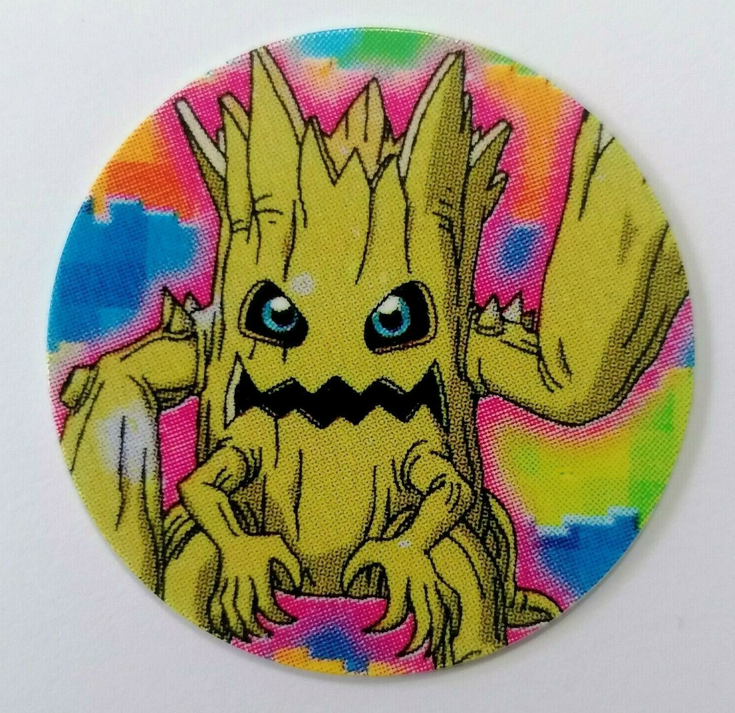 TAZO DIGIMON #78 Woodmon 2000 PERU South America Toei Animation Taps ...