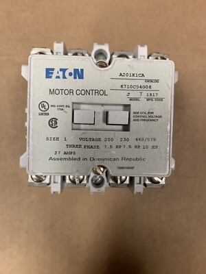 *NEW* Westinghouse A201K1CA Non-Reversing Contactor Model J 6710C54G06 ...