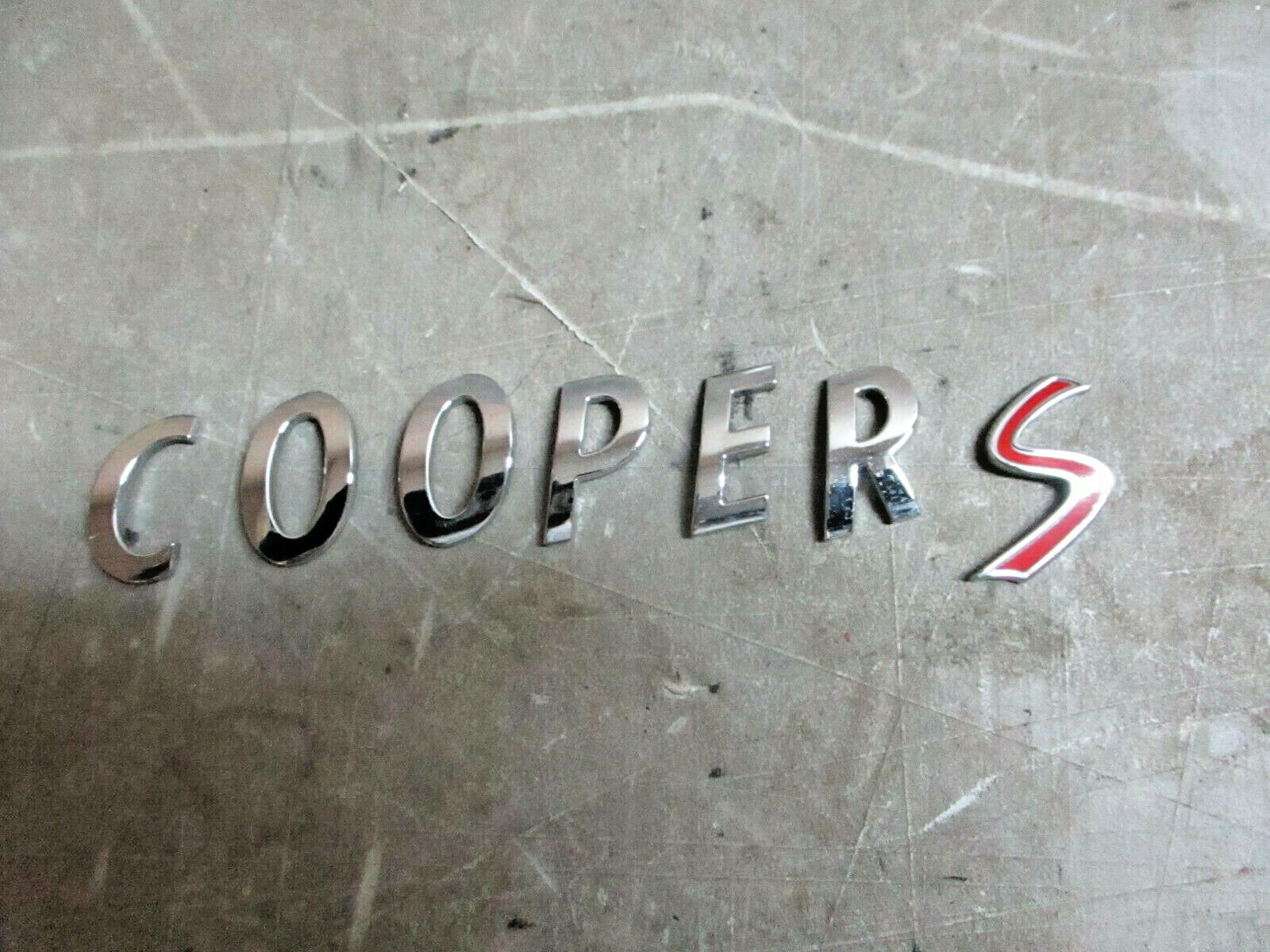 Cooper "S" Emblem MINI COOPER S CLUBMAN 08 09 10 11 12 | eBay