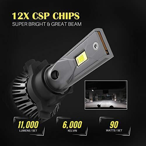VEHICODE H7 LED Headlight Bulbs with Car Specific Adapters for Kia ...