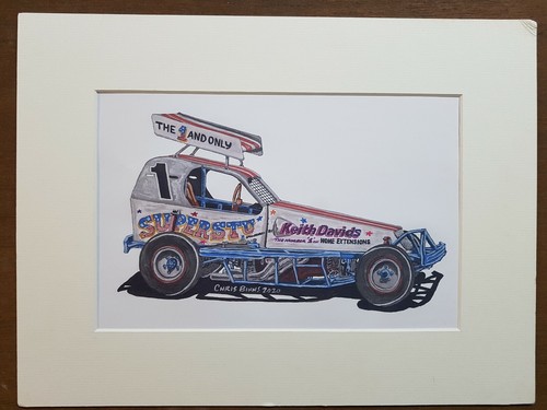 brisca f1 stock car print of Stuart Smith 1 | eBay