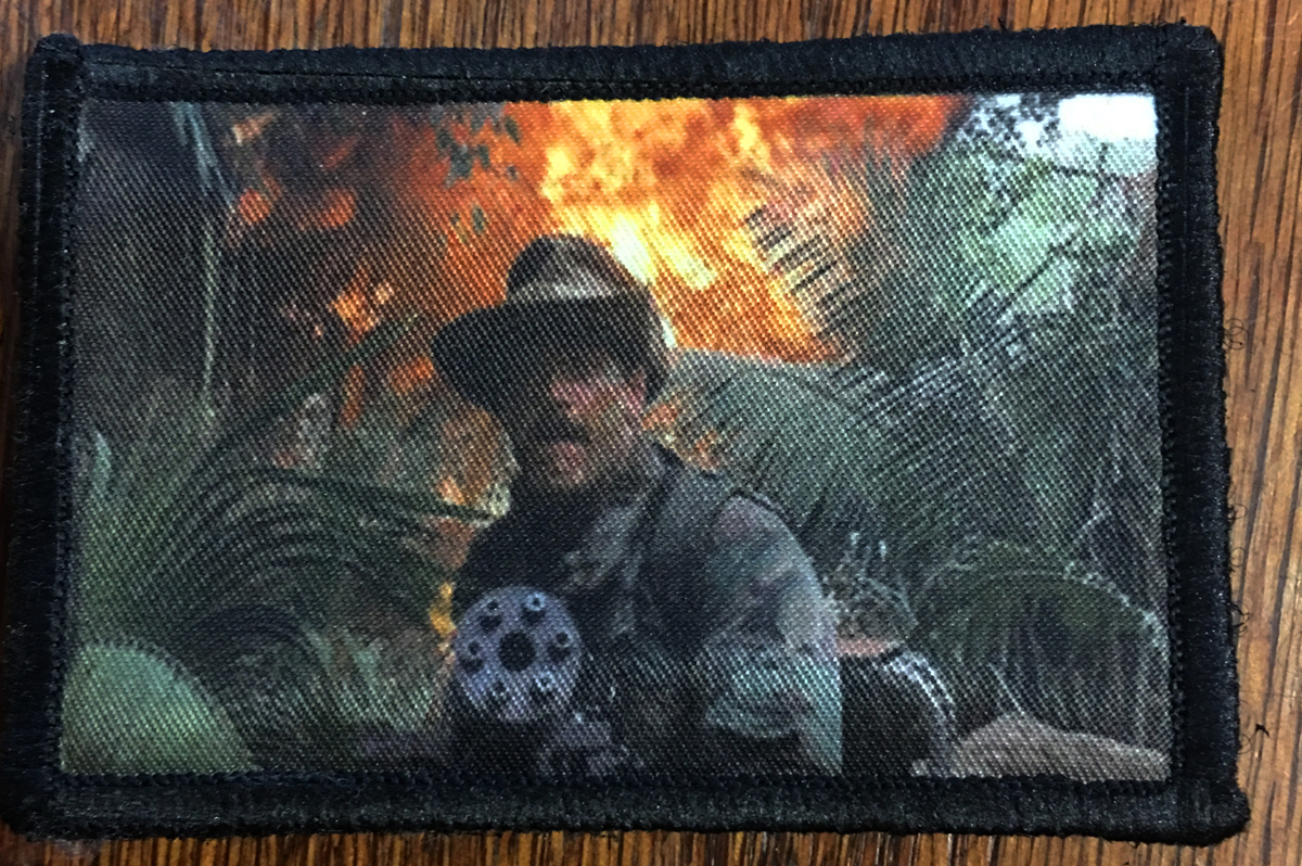 PREDATOR Movie AUTODESTRUCTION Device Morale Patch Tactical ARMY Hook ...