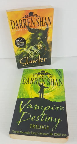 Darren Shan Books x2 Slawter & Vampire Destiny Trilogy Paperbacks | eBay